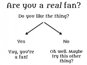 Real Fan Flowchart | Jim C. Hines
